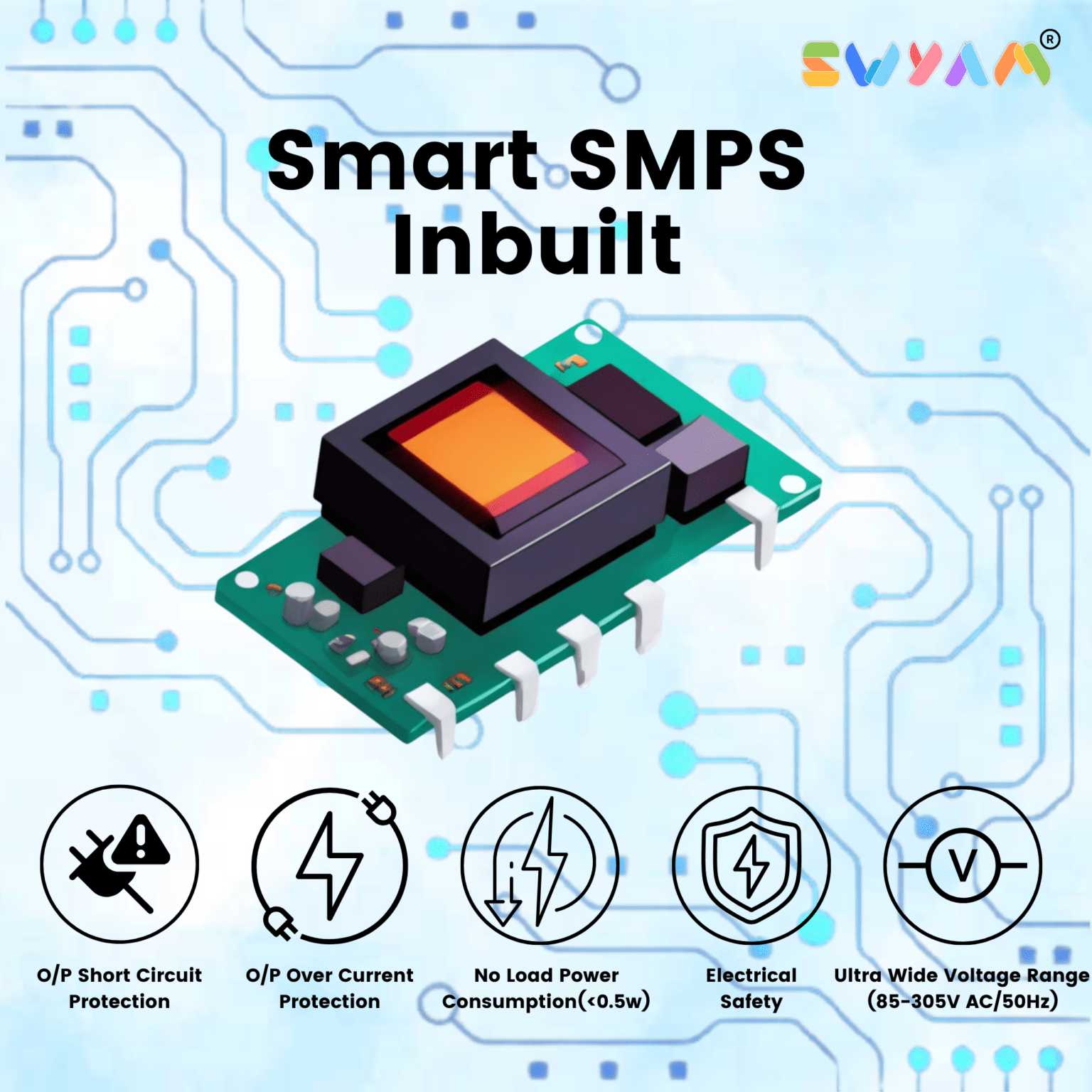 SWYAM® Smart Pump Controller Single Phase Upto 2HP Motors